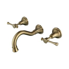 KW Tiles | Montpellier Wall Spa & Sink Set PVD Brushed Bronze